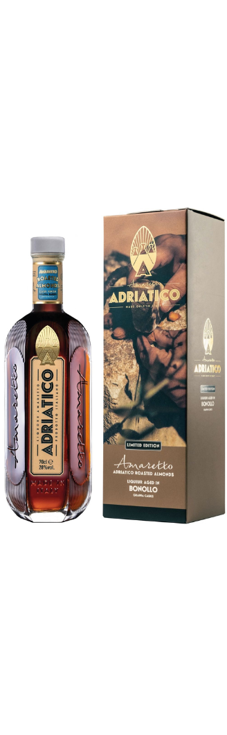 ADRIATICO Roasted Aged in Bonollo Grappa Cask | Amaretto ADRIATICO